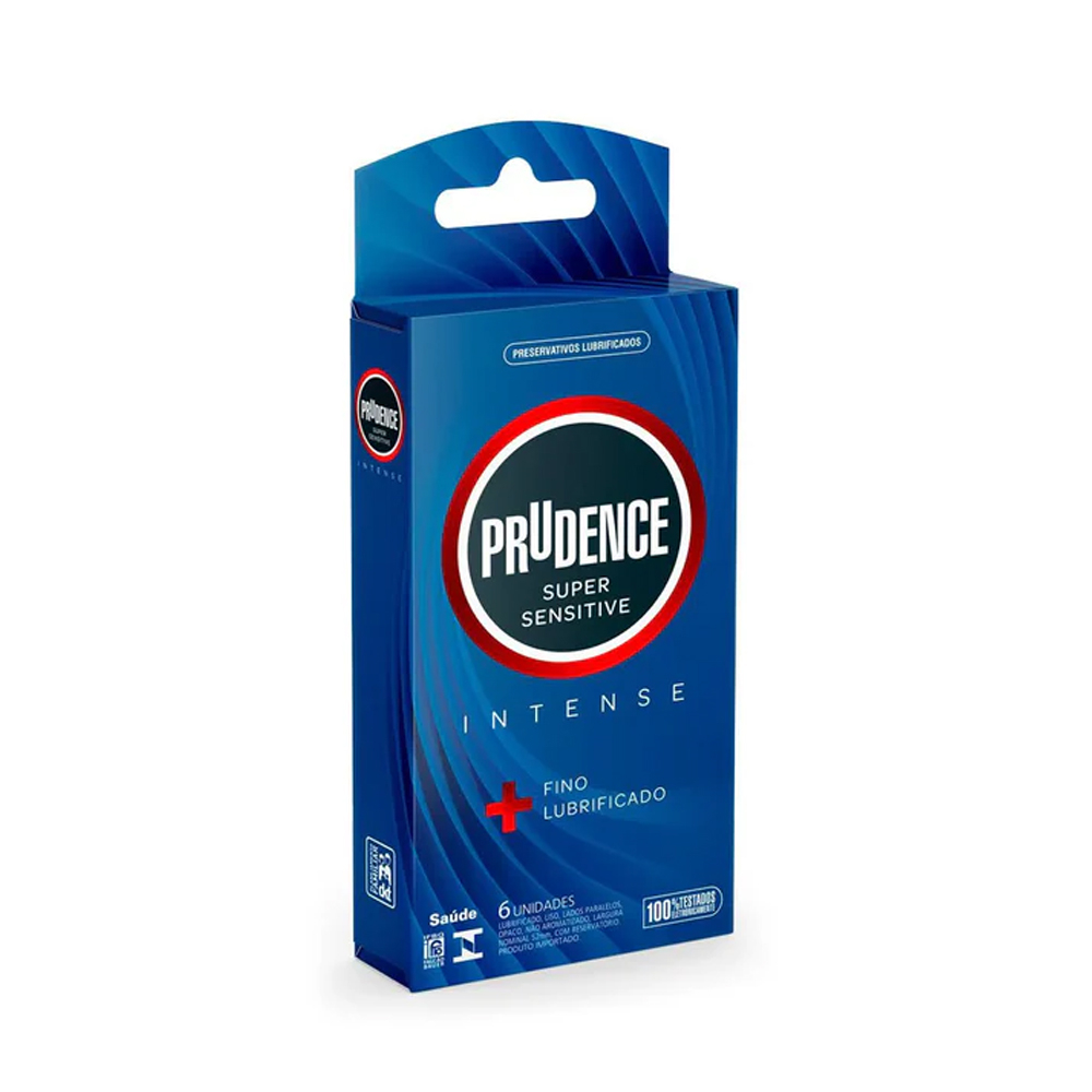 Preservativo Super Sensitive Intense Com 06 Unid Prudence