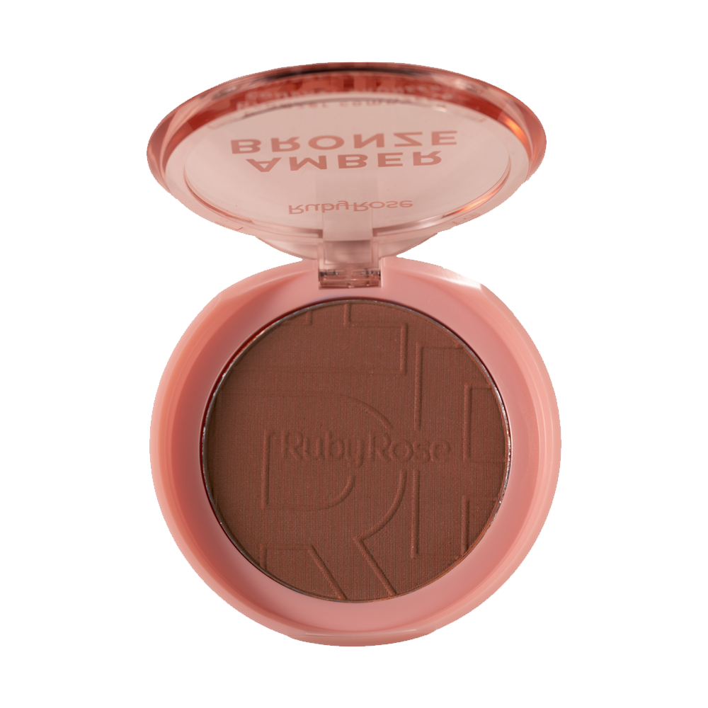 Bronzer Compacto-amber Bronze Tropical Tan Hbm202-4 Rubyrose