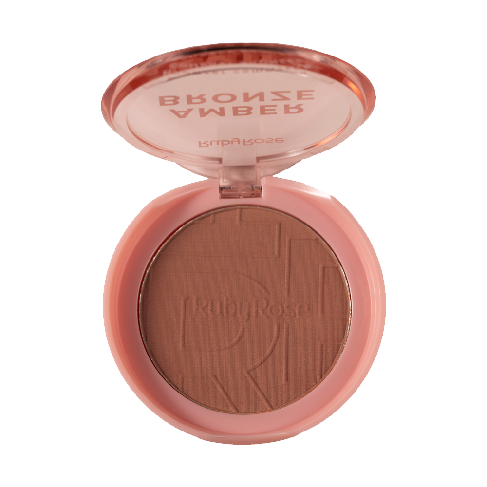 Bronzer Compacto-amber Bronze Sunburst Hbm202-3 Ruby Rose