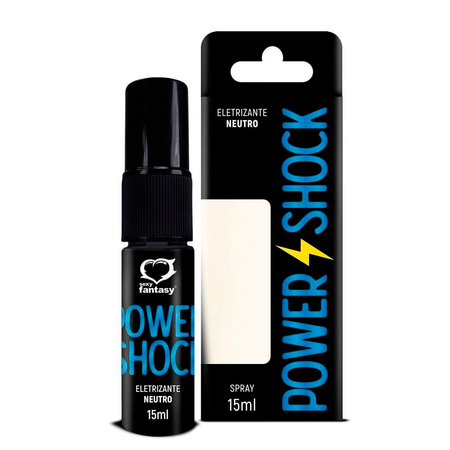 Spray Power Shock Gel Eletrizante Neutro 15ml Sexy Fantasy