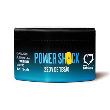 Power Shock 220v De Tesão Cápsula Eletrizante Com 3 Unidades Sexy Fantasy