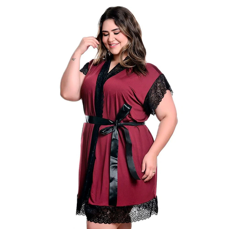 Hobe Plus Size Manga Curta Hot Love