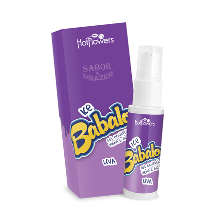Ice Babaloo 15g Gel Beijável Vibra E Gela Hot Flowers