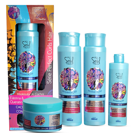 Kit Capilar Tô De Cachos Reidratação Soul Cosméticos