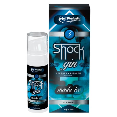 Shock Gin Gel Vibrador Líquido Excitante De Alta Potência 15g La Pimienta