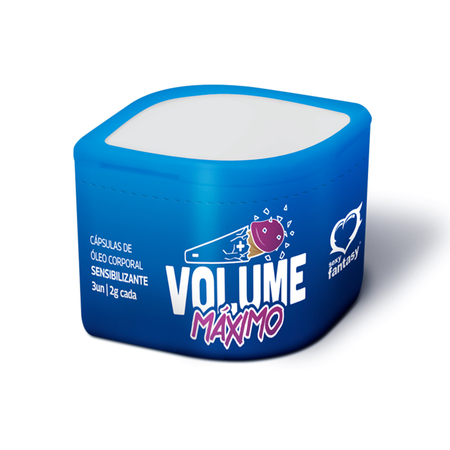 Volume Máximo Cápsula Sensibilizante Com 3 Unidades Sexy Fantasy