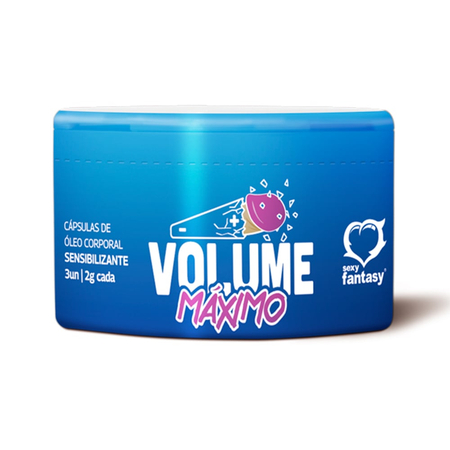Volume Máximo Cápsula Sensibilizante Com 3 Unidades Sexy Fantasy