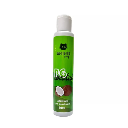 Lubrificante Com óleo De Côco Bg Cocolub 50ml Banho De Gata