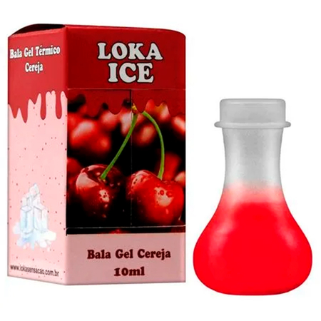 Loka Ice Bala Gel Comestível 10ml Loka Sensação
