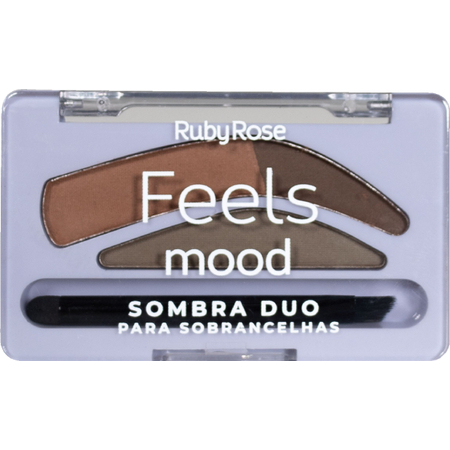 Sombra Duo Para Sobrancelhas Hb93573 Feels Mood - Ruby Rose