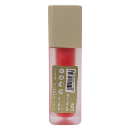 Gloss Labial Dream Lips Red Shimmer Hbf72002 Silk Skin Rubyrose