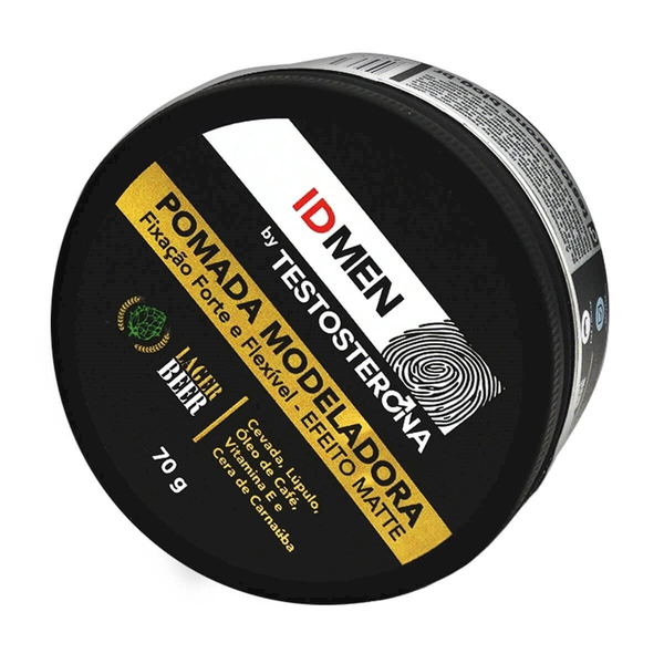 Pomada Modeladora Efeito Matte 70g Idmen By Testosterona Soft Love