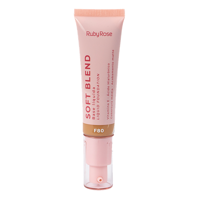 Base Líquida Soft Blend Hbm301-8 F80 Ruby Rose